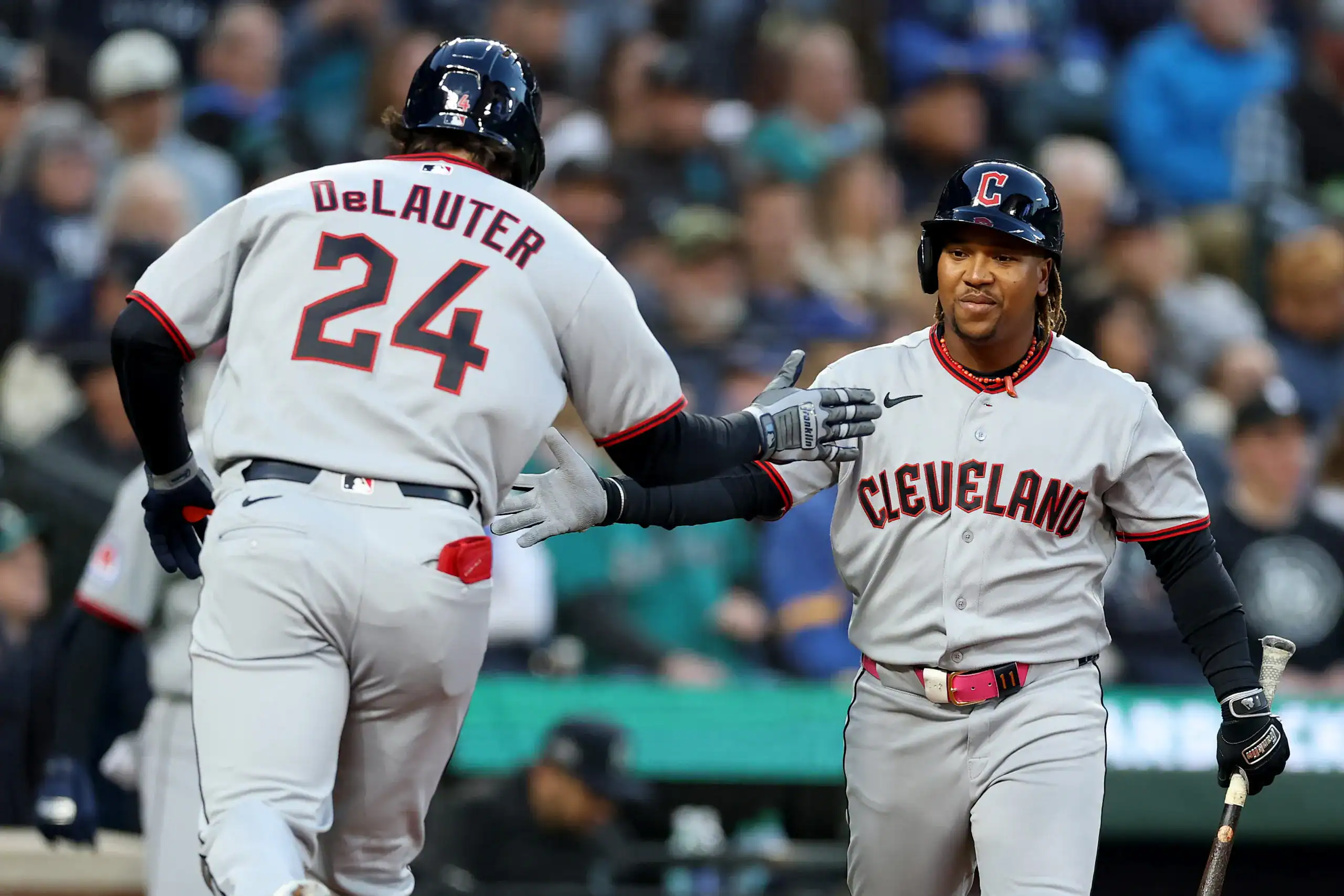 Chase DeLauter Makes History In Win Over Mariners